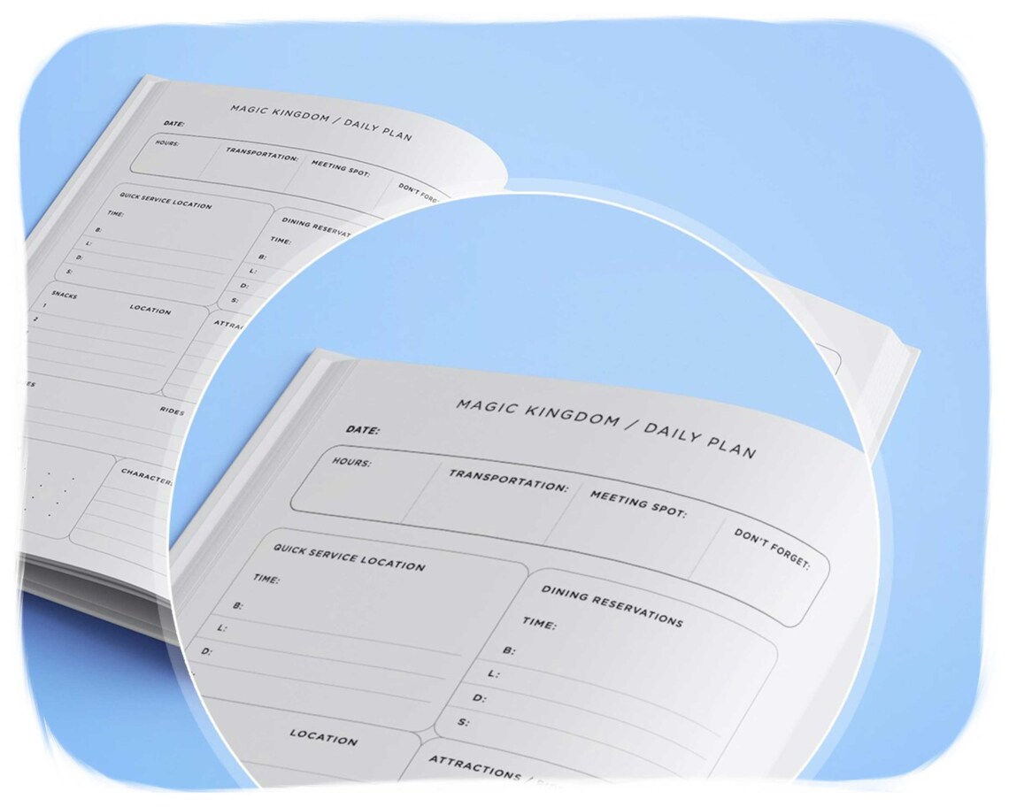 Disney Agenda Disney Agenda Personalized Planner - Etsy