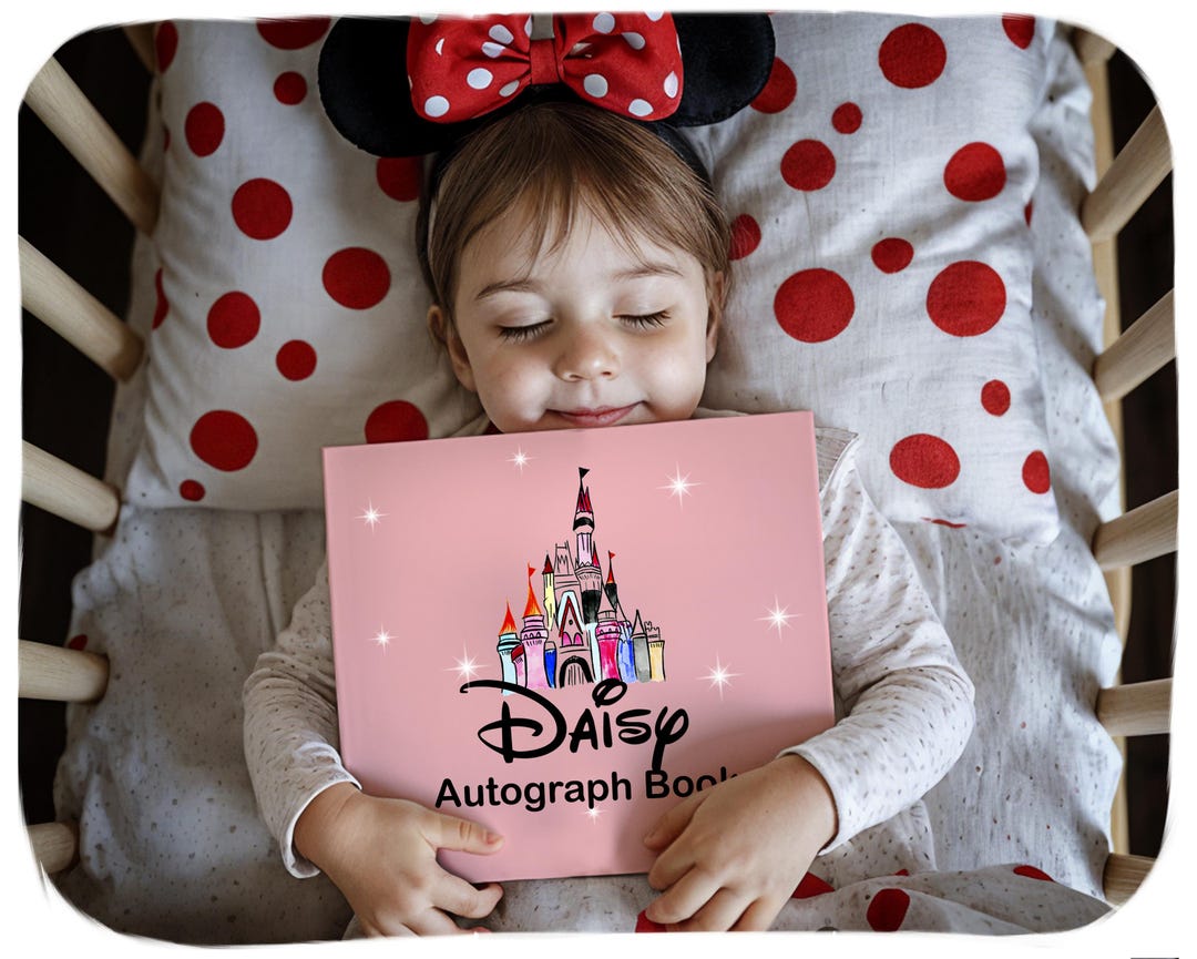 Kids Autograph Book: Personalized Disney Vacation - Magic Kingdom Style ...