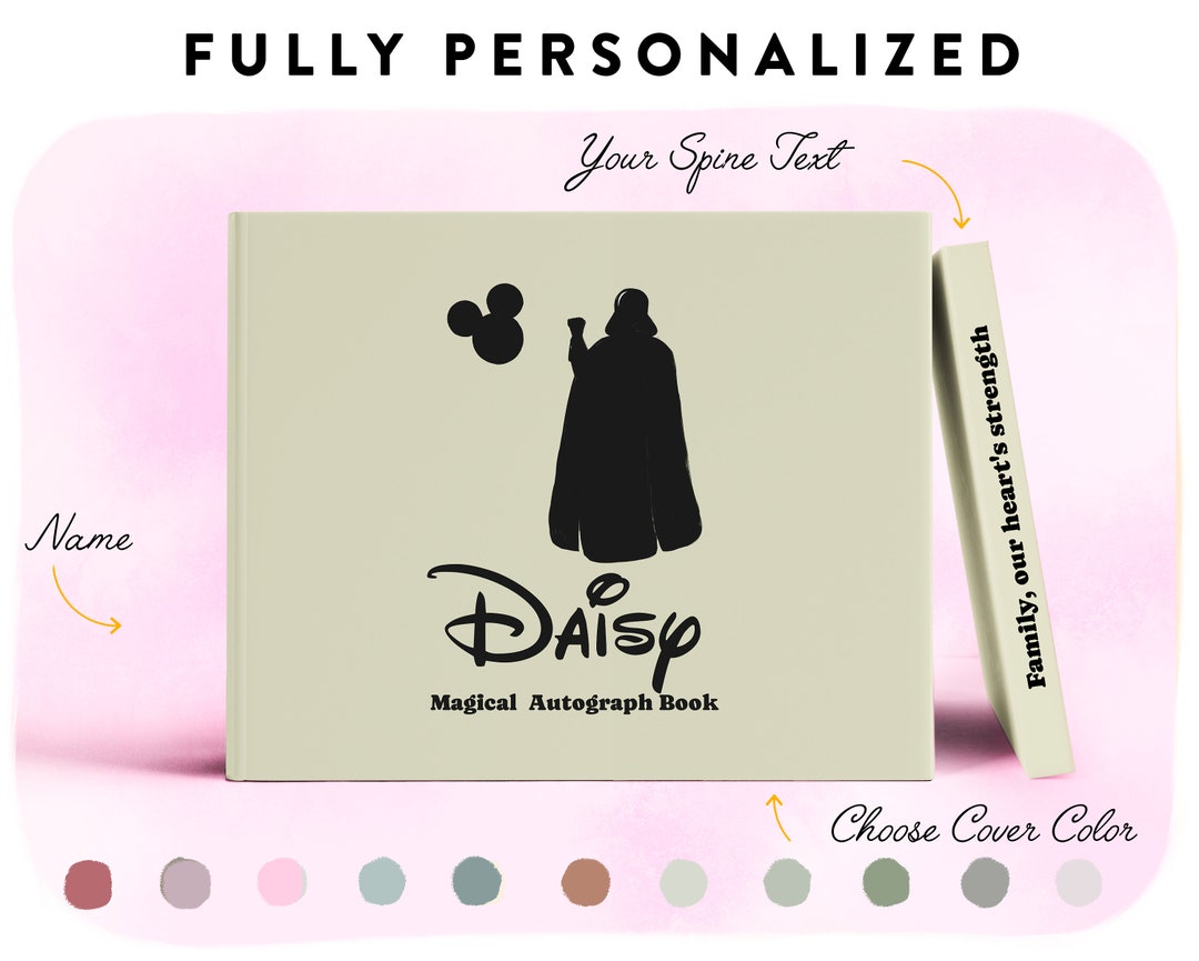 Personalized Autograph Book: Theme Park Visit Memory - Etsy