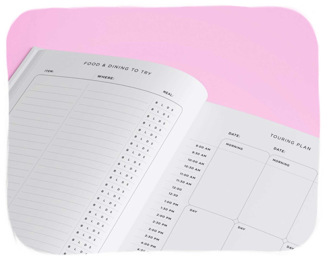 Disney Agenda Disney Agenda Personalized Planner - Etsy