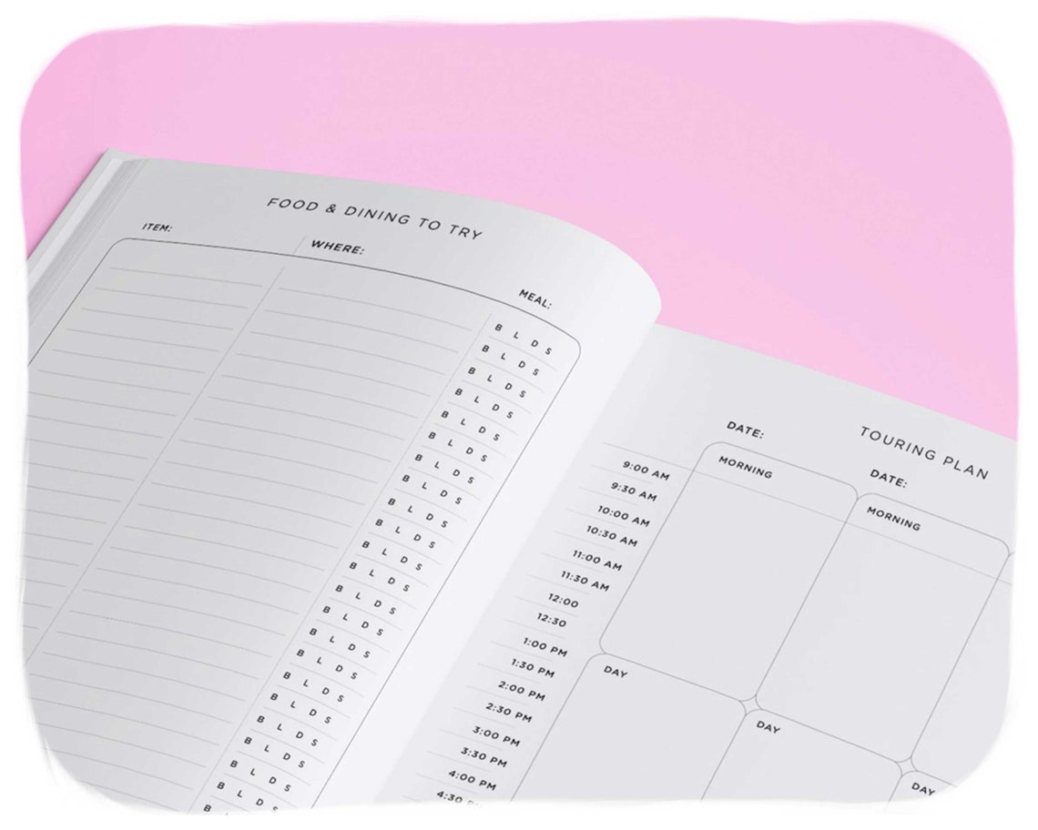 Disney Agenda Disney Agenda Personalized Planner - Etsy