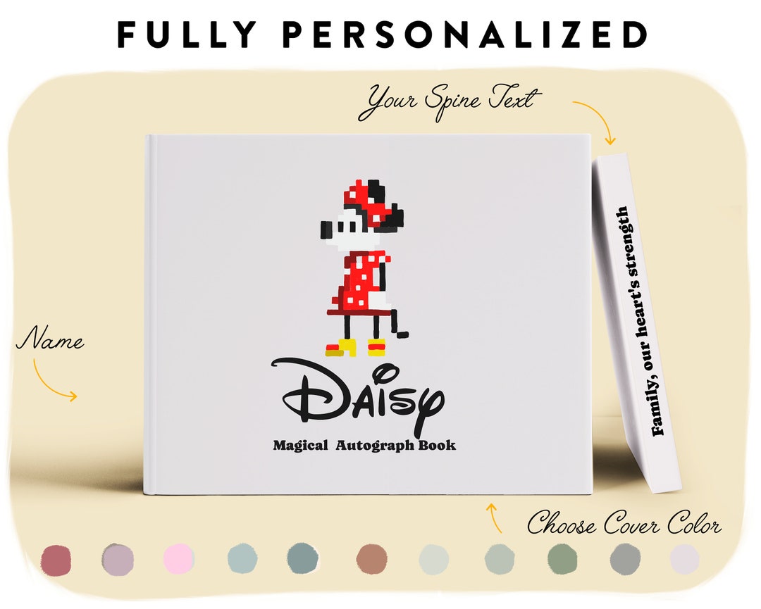 Signature Memory Album - Custom Autograph Book for Your Thrilling Theme ...