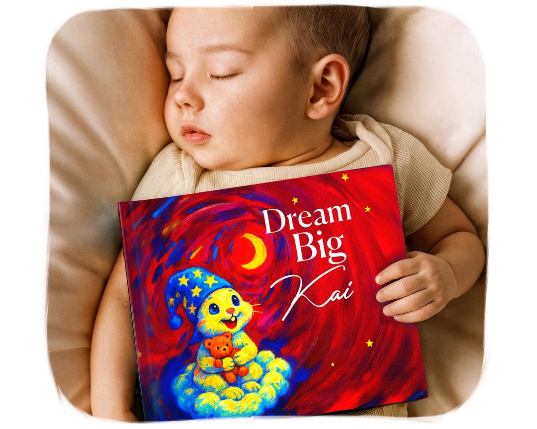 Personalized Baby Bedtime Story Book: Custom Newborn Gift - Etsy