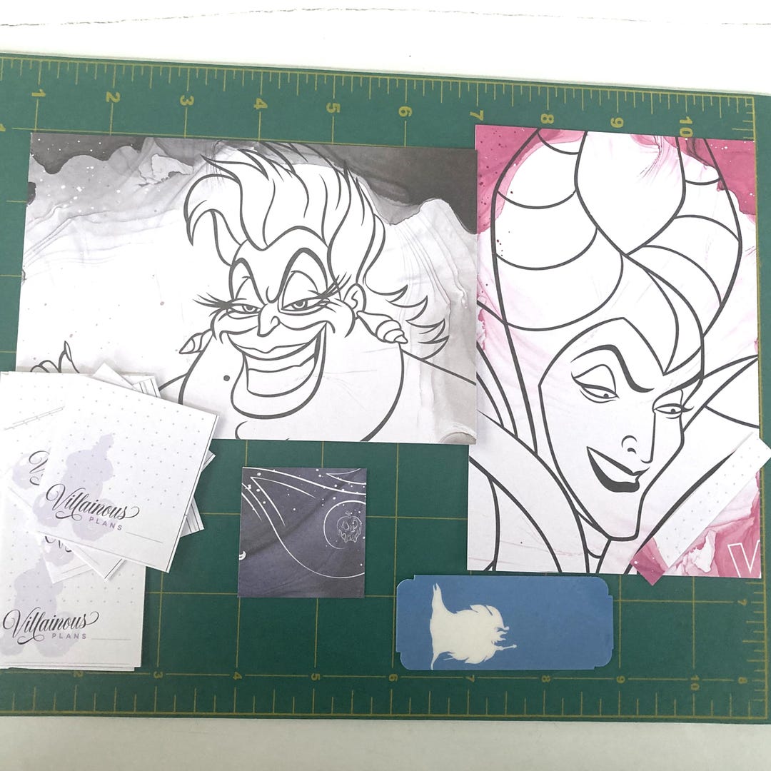 Disney Villain DESTASH!! Stickers, Ephemera, Paper, Postcards - Happy ...