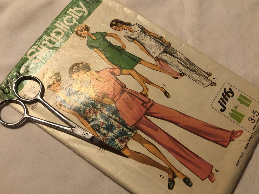 Vintage Pattern Simplicity 8845 70s Casual Pantsuit Tunic - Etsy