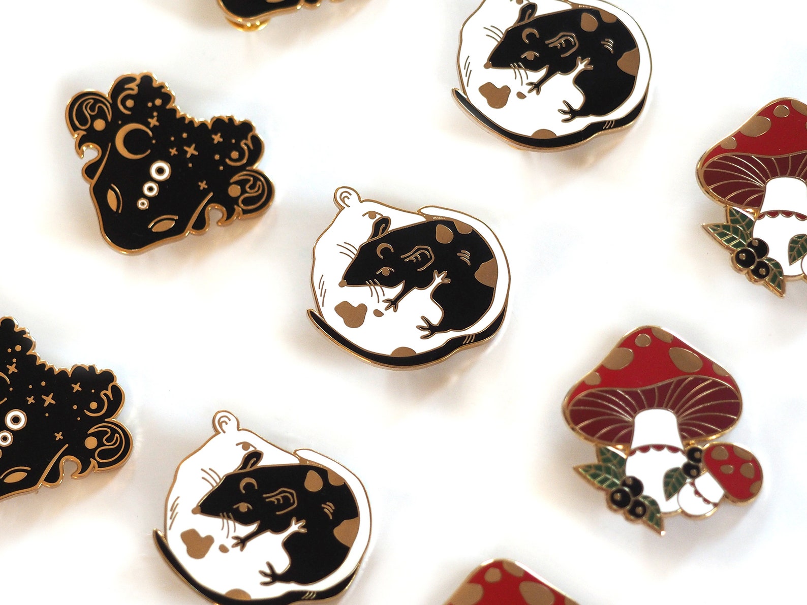 Mice Hard Enamel Pin - Etsy.de