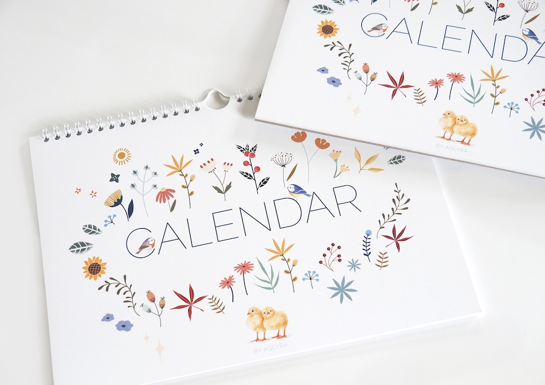 Timeless Calendar, Perpetual Calendar Animals, Flora & Fauna ...