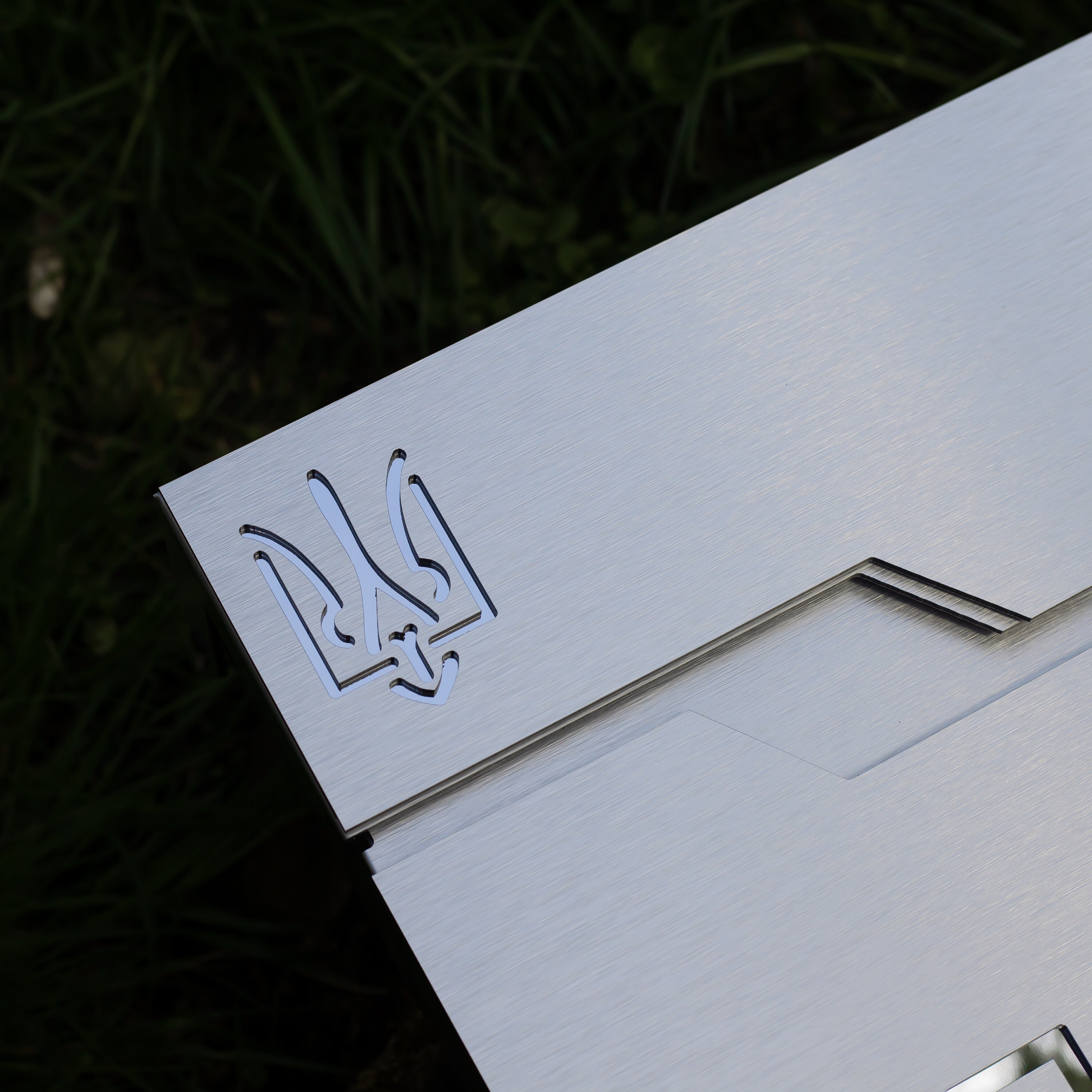 Custom Silver Wall-mounted Letterbox - Secure, Lockable, and ...
