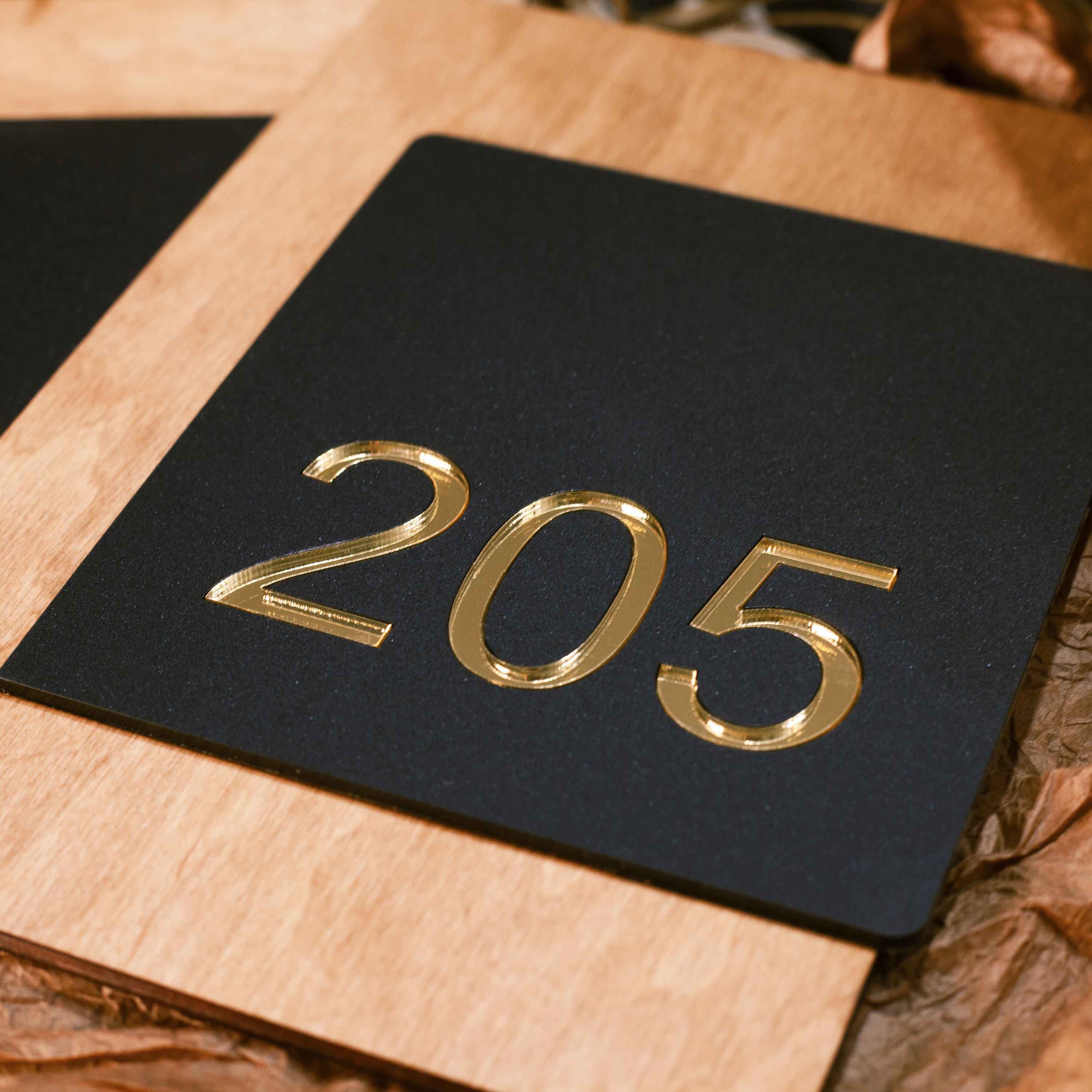 Sign for Hotel Signage Made of Wood & Acrylic, Room Number Sign ...