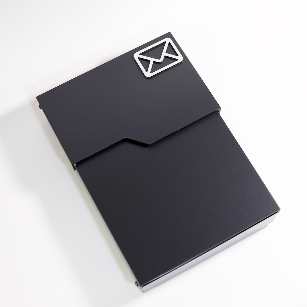 Custom Anthracite Grey Wall-mounted Letterbox - Secure, Lockable, and ...