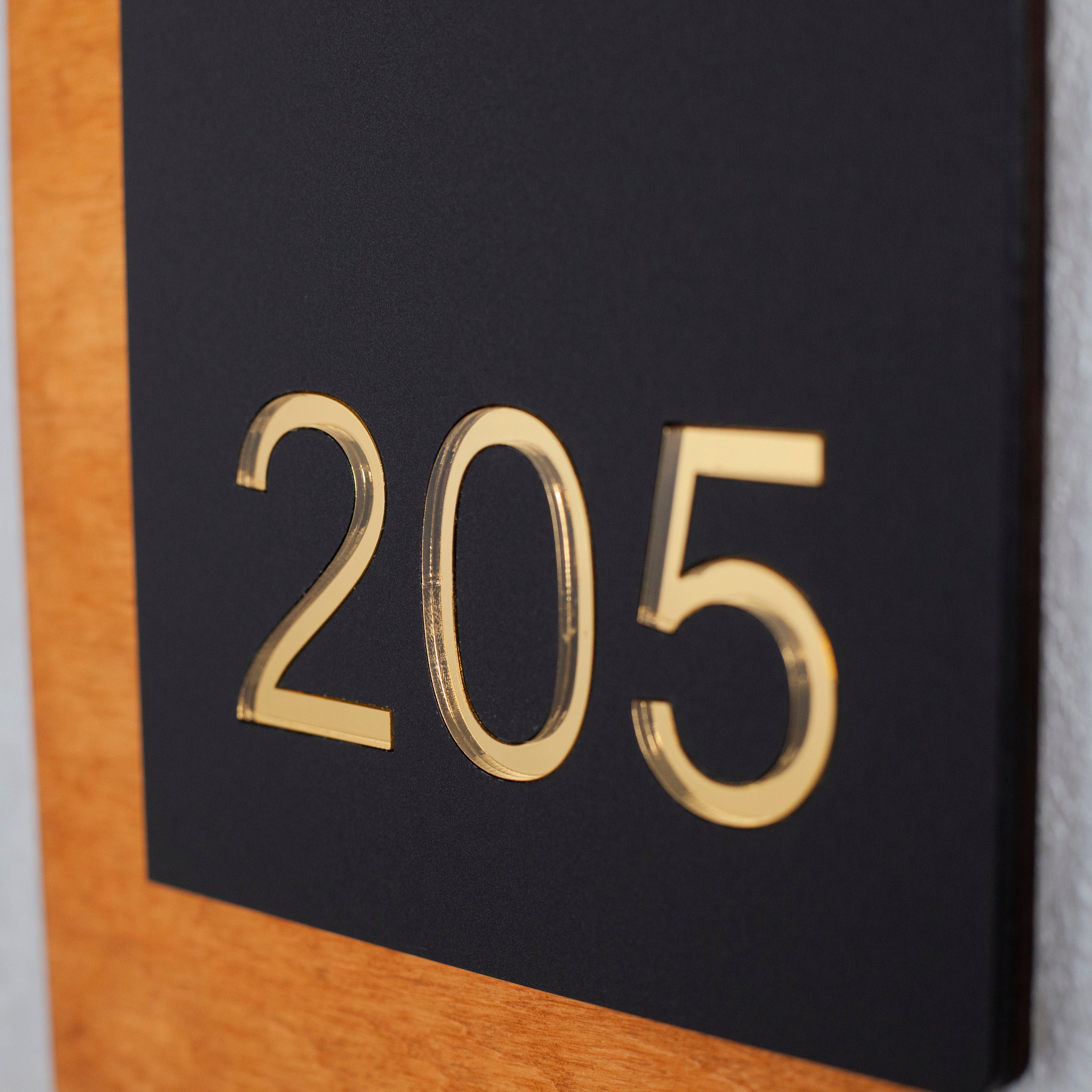 Sign for Hotel Signage Made of Wood & Acrylic, Room Number Sign ...