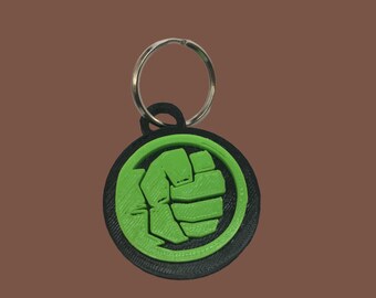 Hulk Keychain - Etsy