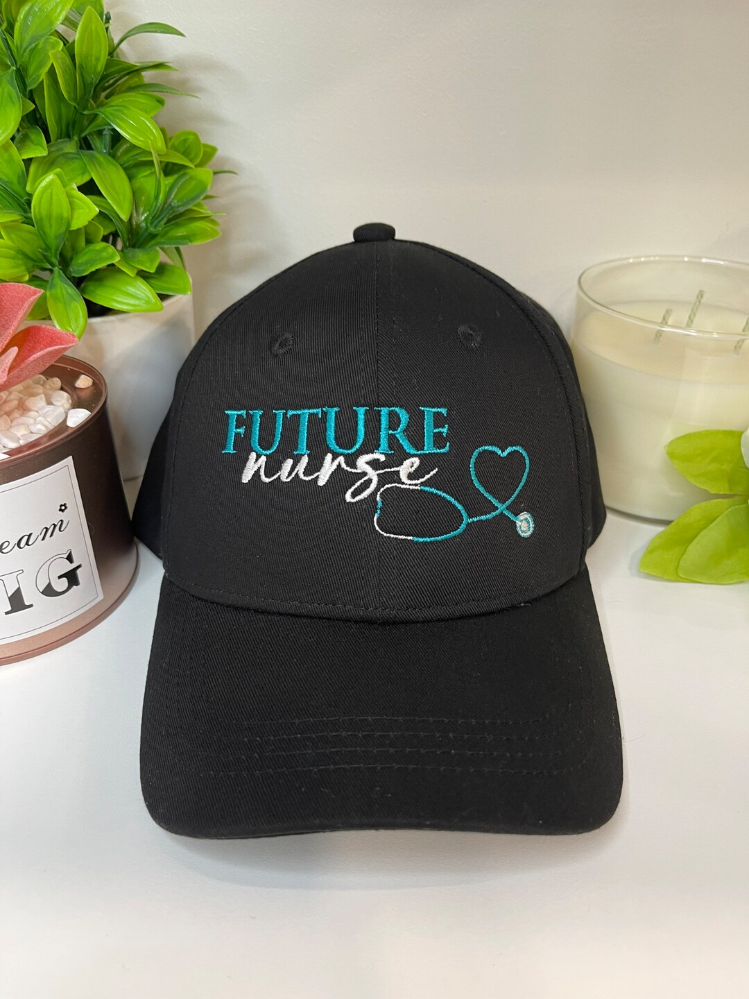 Future Nurse Caps, Nurses Cap, Future Nurse Hat, Baseball Cap, Custom ...