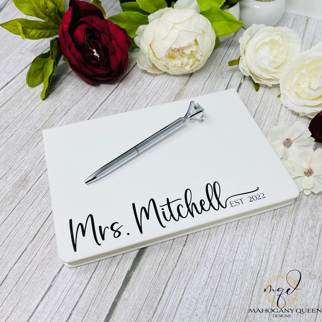 Bridal Notebook, Bride, Wedding, Bridal Shower Gift, Anniversary Gift ...