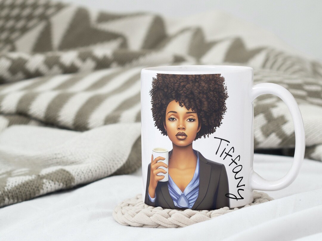 Boss Lady Mug, Boss's Day, Custom Mug, Black Woman Mug, Black Woman ...