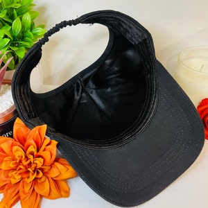 Custom Ponytail Caps, Satin Lined Caps, Satin Lined Ponytail Caps ...