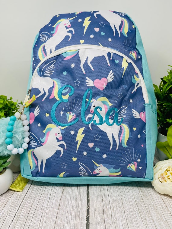 Personalized Girls Backpack Back to School Embroidered - Etsy
