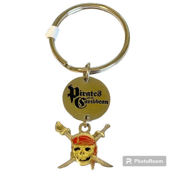 Vintage Disney Pirates of the Caribbean Keychain Keyr… - Gem