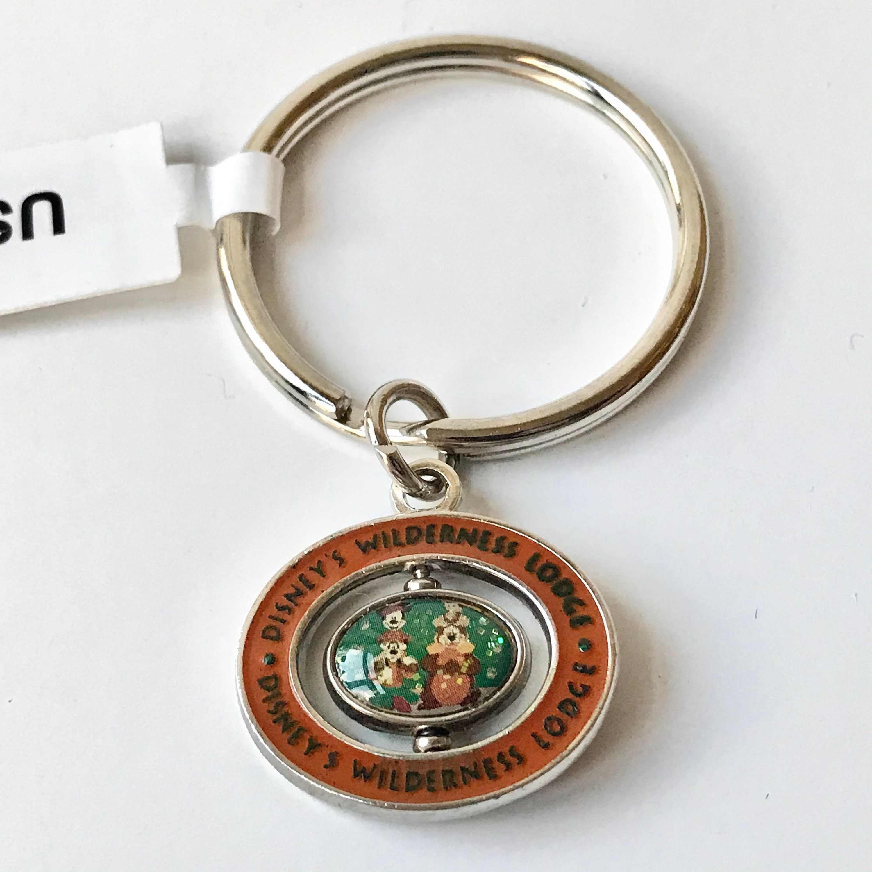 Vintage Disney Wilderness Lodge Resort Keychain Disneyana | Etsy