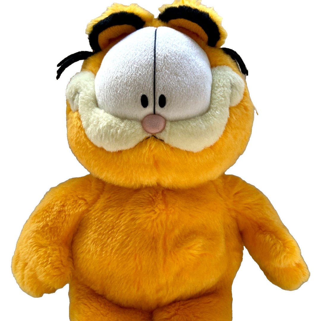 Vintage Garfield Cat Plush Stuffed Animal 25 Year Limited Ed Federated ...