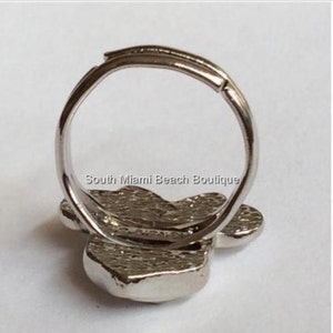 Vintage Disney Minnie Mouse Ring Bow Mickey Silver Plated Crystal Size ...