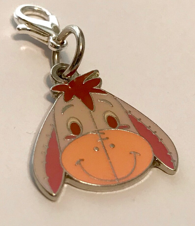 Disney Eeyore Charm Clip on Zipper Pull Disneyana Winnie the Pooh ...