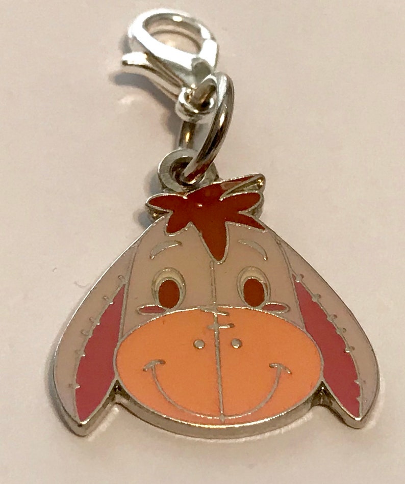 Disney Eeyore Charm Clip on Zipper Pull Disneyana Winnie the Pooh ...