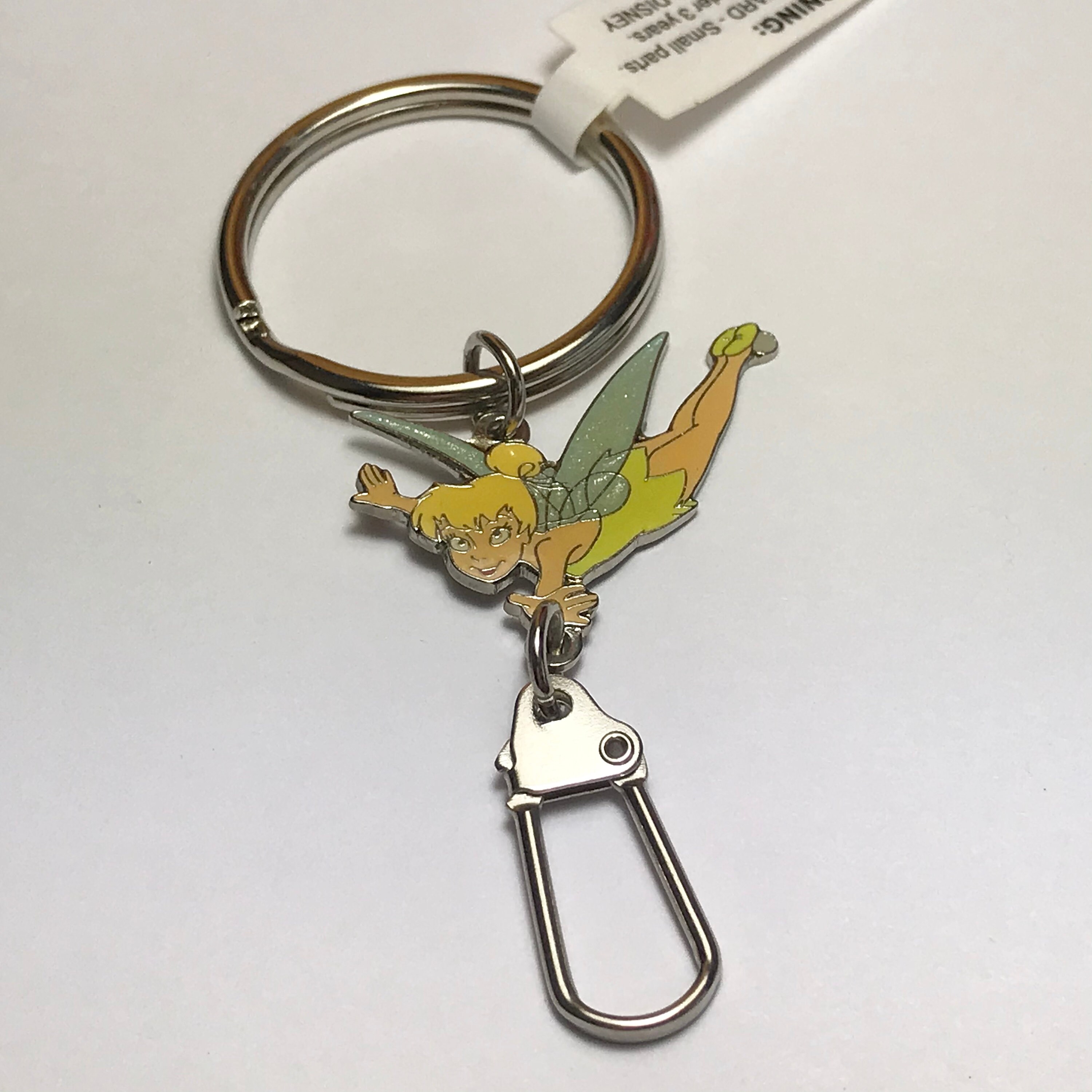 Vintage Disney Tinkerbell Zipper Pull Keychain Keyring Purse - Etsy