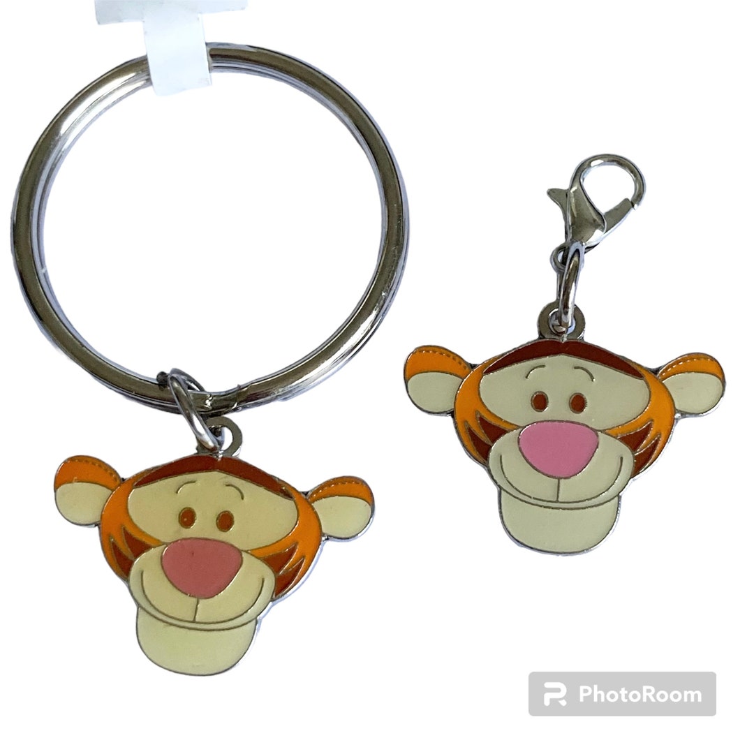 Vintage Disney Tigger Keychain & Charm Bundle Set Disneyana Winnie the ...