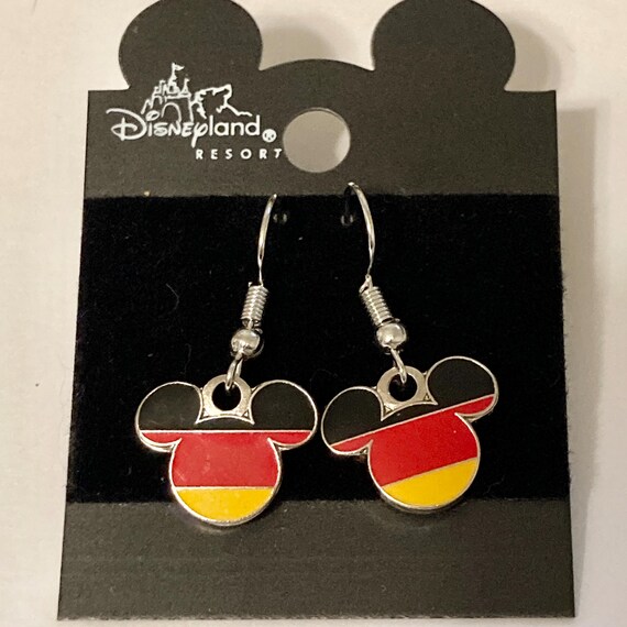Vintage Disney German Flag Mickey Mouse Ears Charm Ea… - Gem