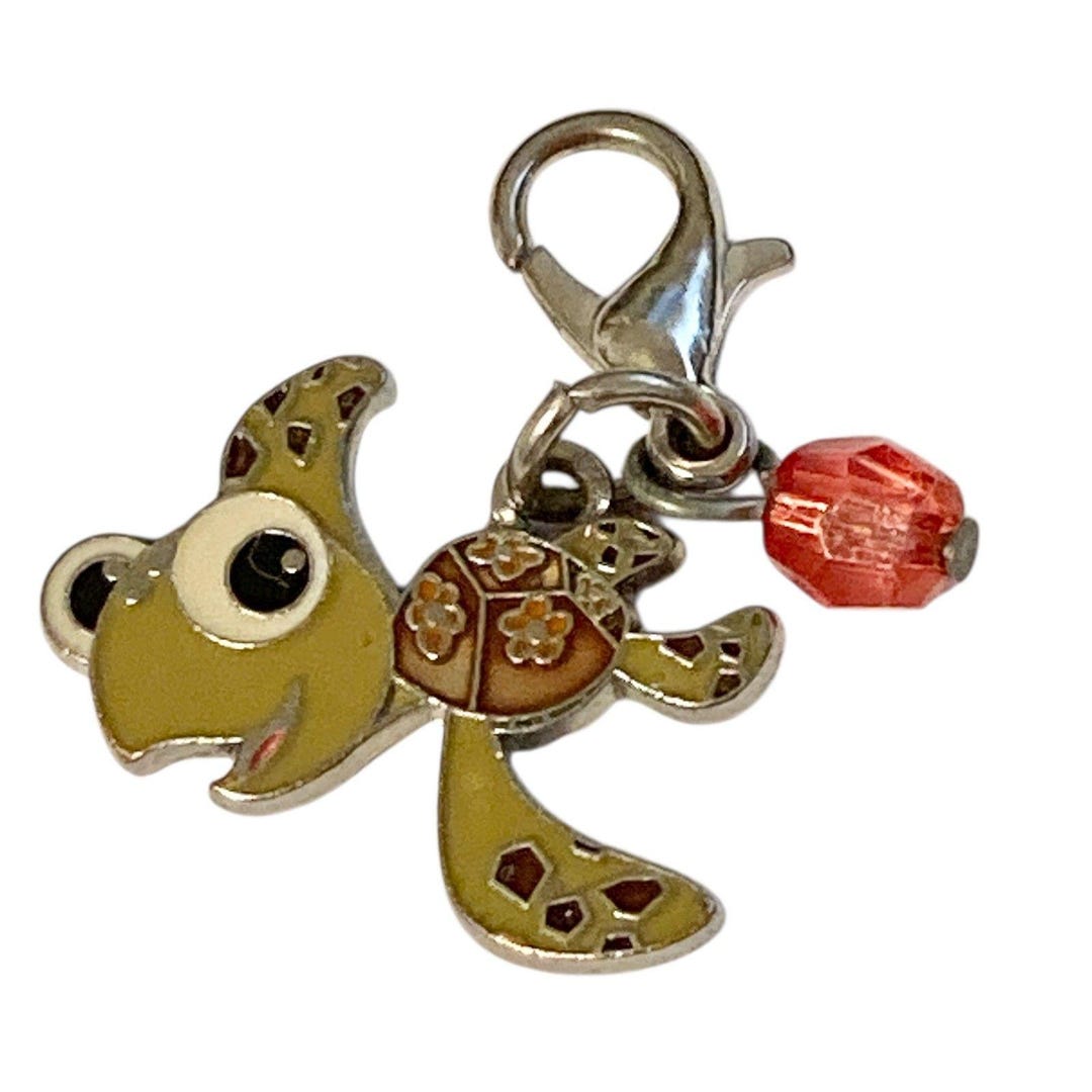 Vtg Disney Squirt Crush Turtle Finding Nemo Clip on Charm Zipper Pull ...