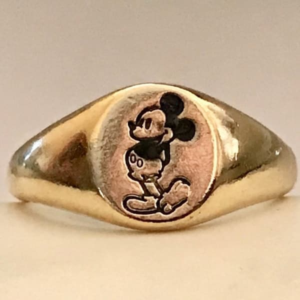Mickey Mouse Ring - Etsy