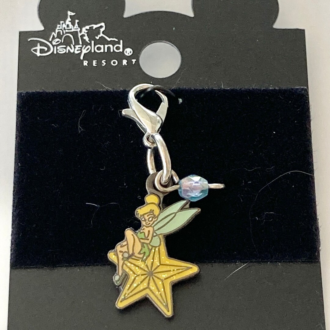 Vintage Disney Tinker Bell Tinkerbell Charm Disneyana Fairy Crystal ...