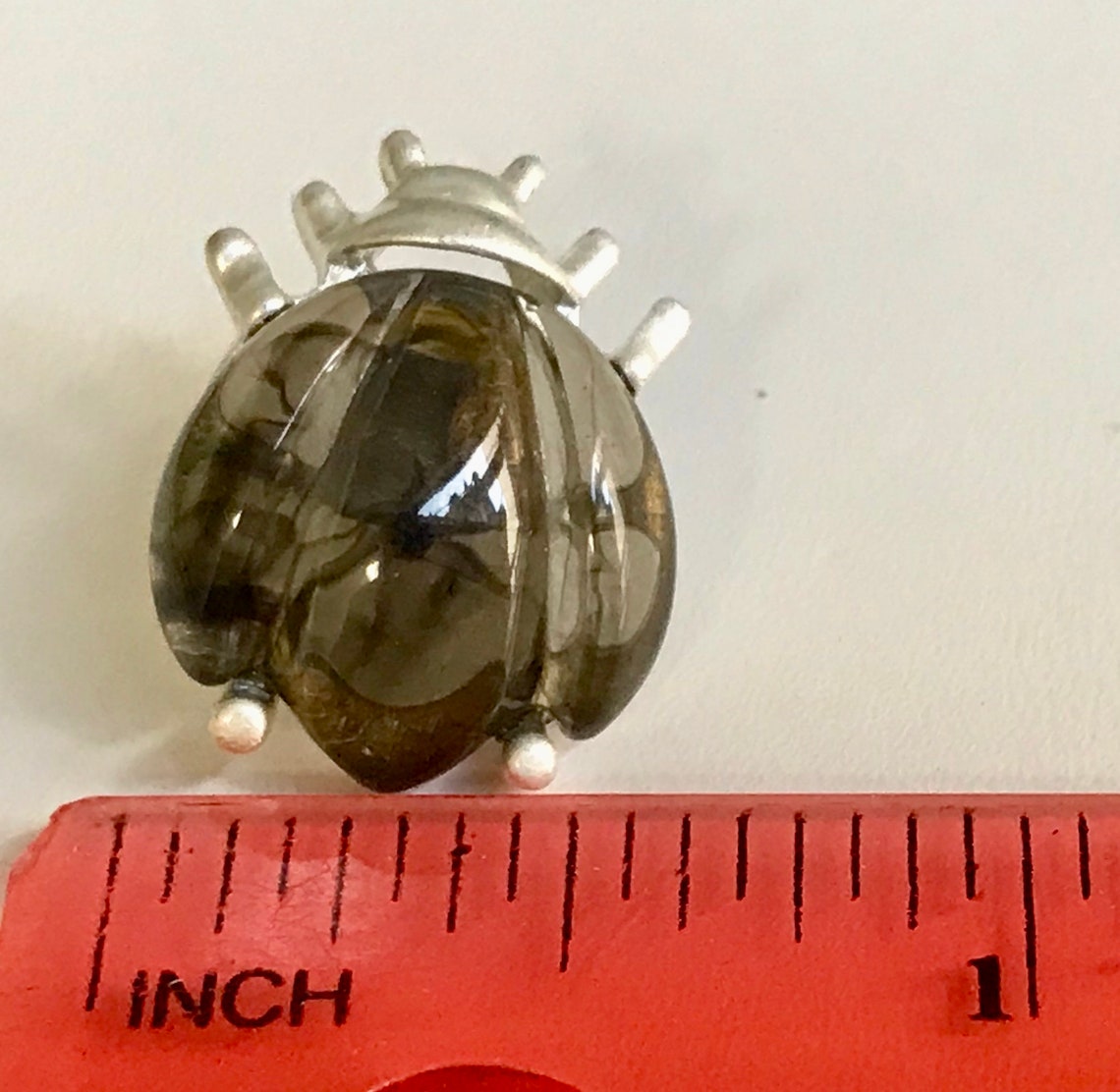 Vintage Silver Beetle Hat Tie Tac Tack Lapel Pin Ladybug Bug Insect ...