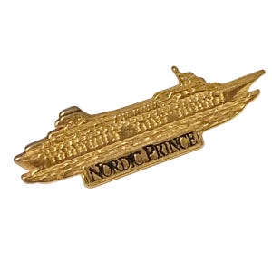 Vintage Royal Caribbean Nordic Prince Cruise Ship Pin Brooch Souvenir ...