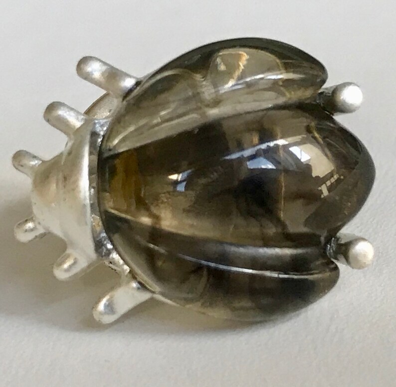 Vintage Silver Beetle Hat Tie Tac Tack Lapel Pin Ladybug Bug Insect ...