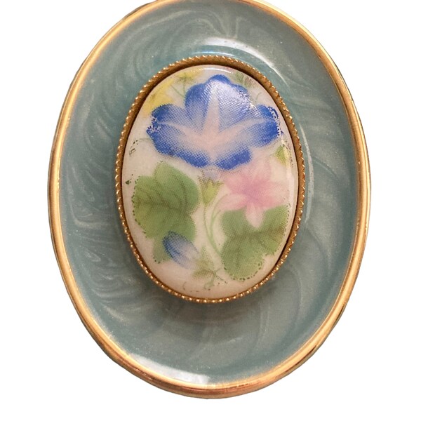 Porcelain Brooch - Etsy