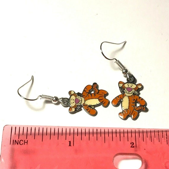 Vintage Disney Tigger Earrings Winnie The Pooh Bear D… - Gem