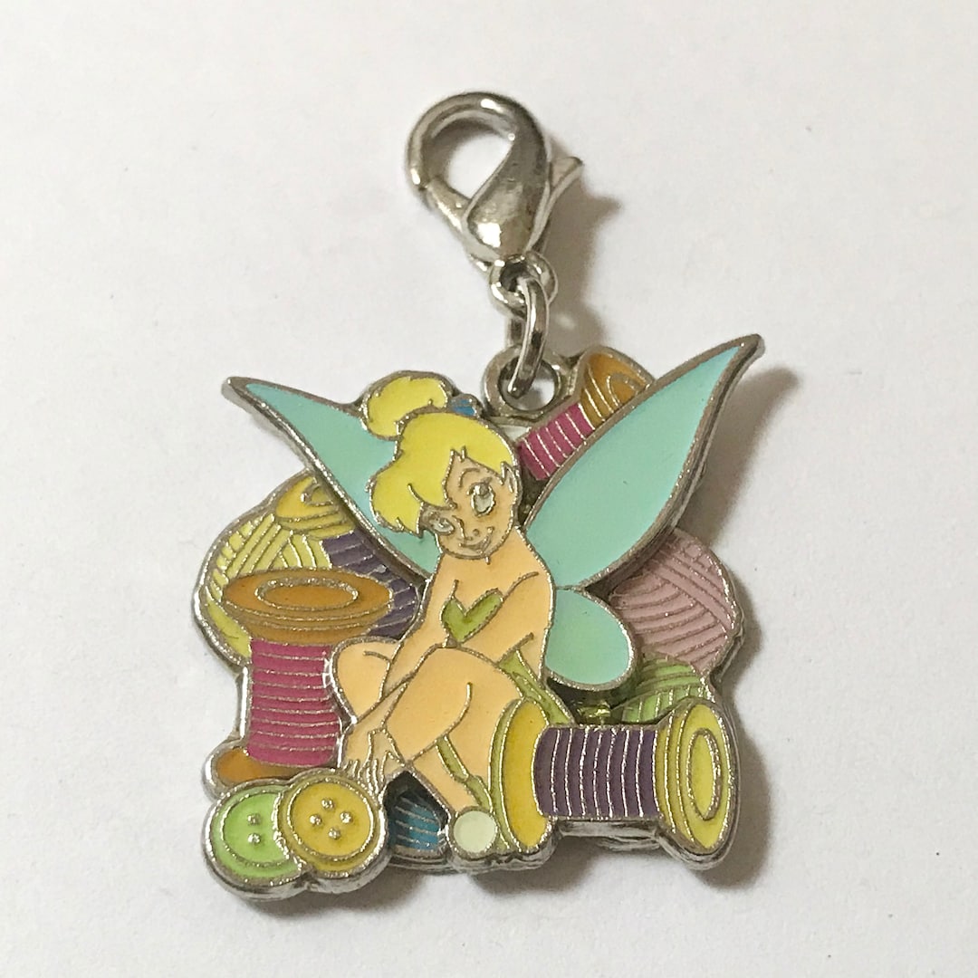 Vintage Disney Tinker Bell Charm Disneyana Zipper Pull Purse Charm Fairy Tinkerbell Stamped - Etsy