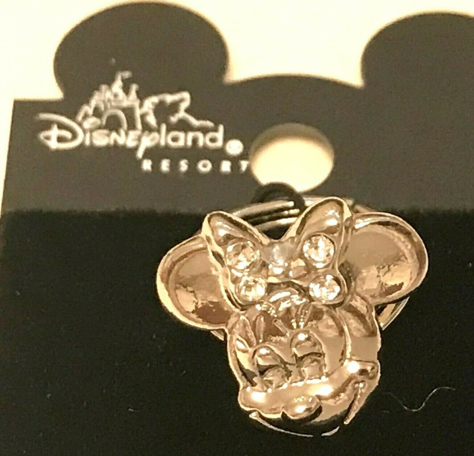 Vintage Disney Minnie Mouse Ring Bow Mickey Silver Plated - Etsy
