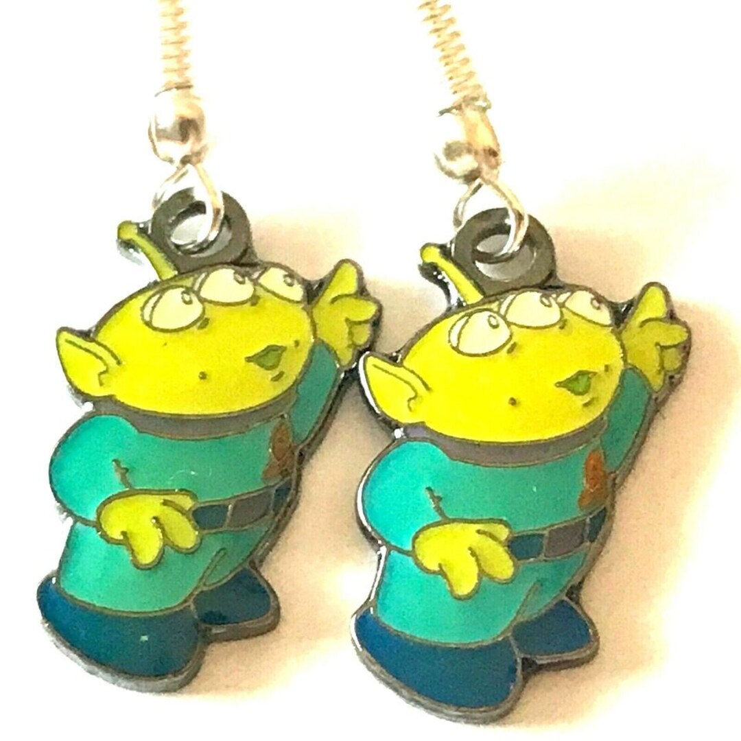 Vintage Disney Pixar Toy Story Little Green Men Earrings Disneyana ...