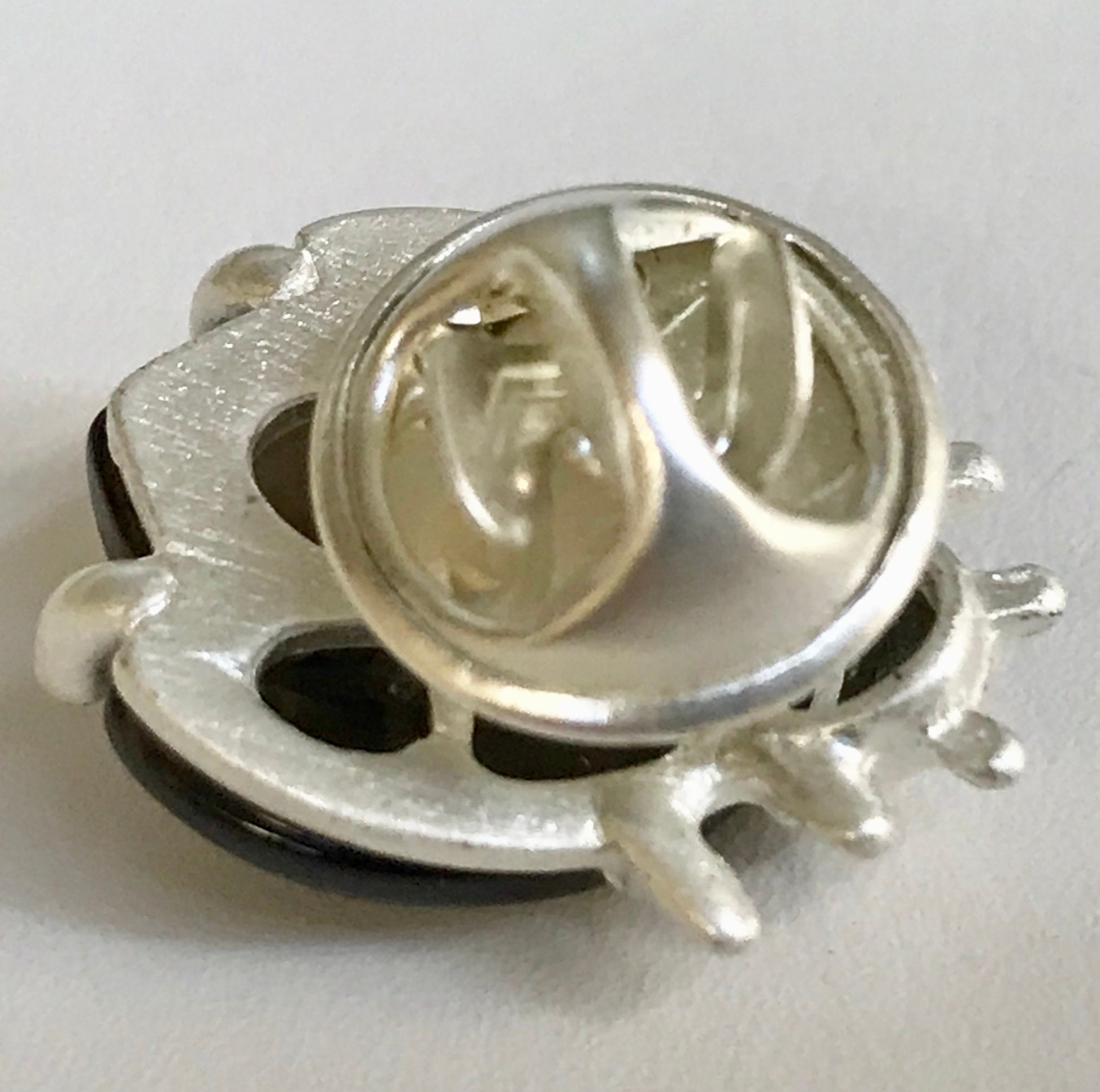 Vintage Silver Beetle Hat Tie Tac Tack Lapel Pin Ladybug Bug Insect ...
