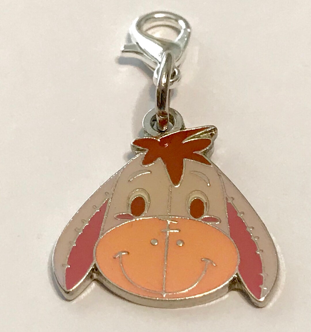 Disney Eeyore Charm Clip on Zipper Pull Disneyana Winnie the Pooh ...