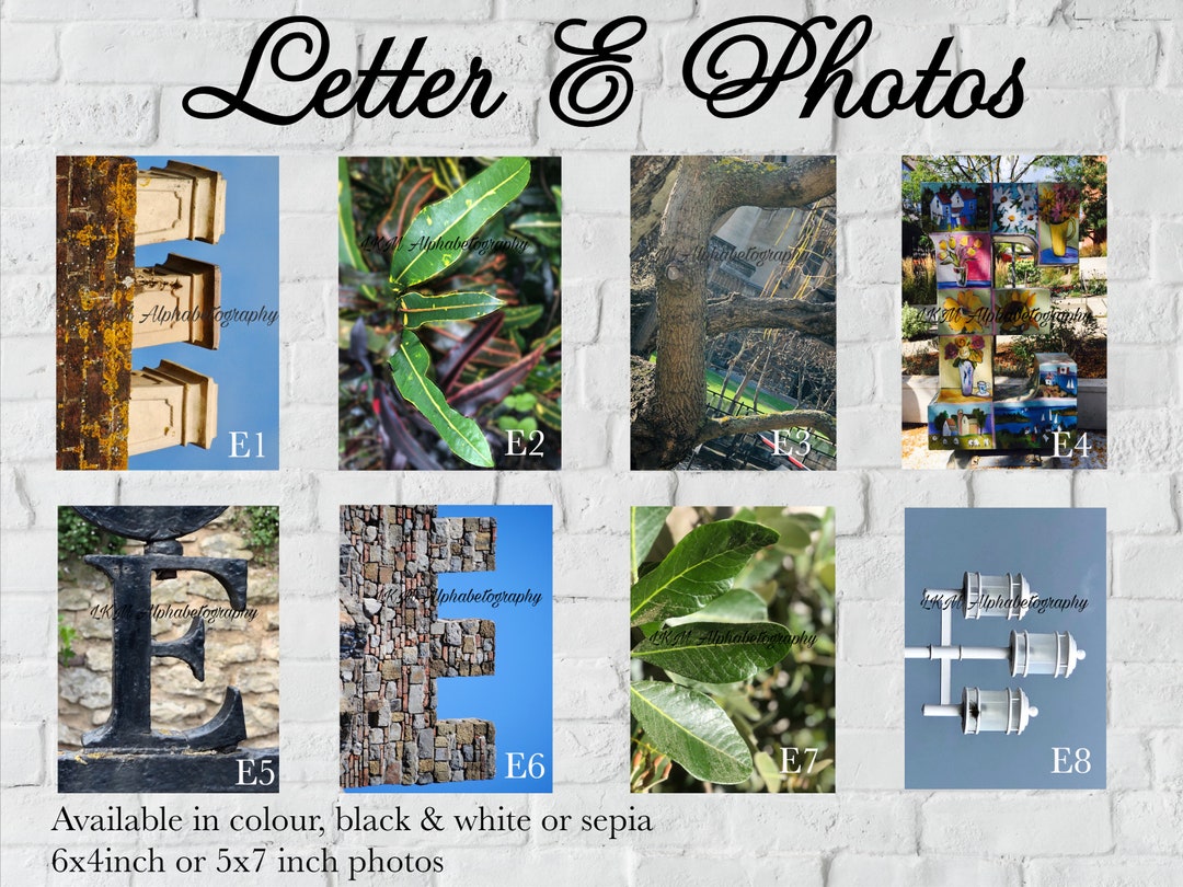 Alphabet Photography: Letter E Photos - Etsy