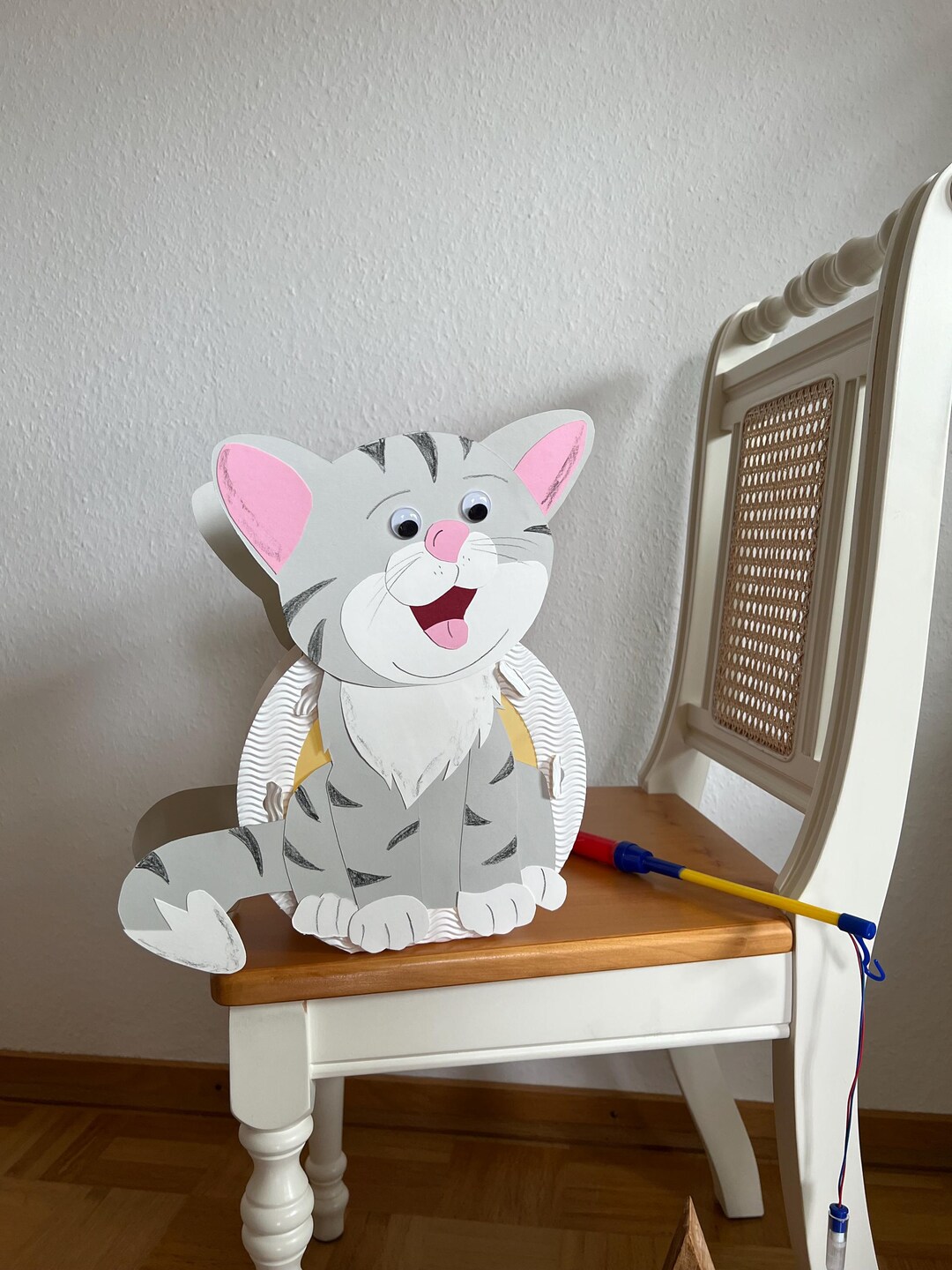 Cat Lantern Craft Template, Craft Instructions for Download, Lantern ...