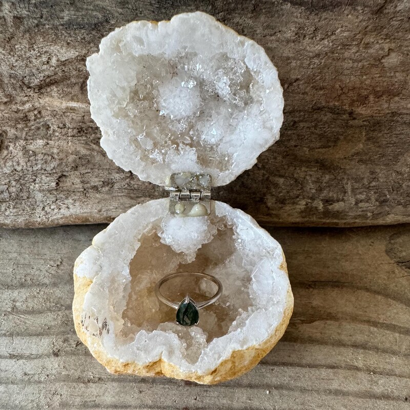 Geode Ring Box - Etsy