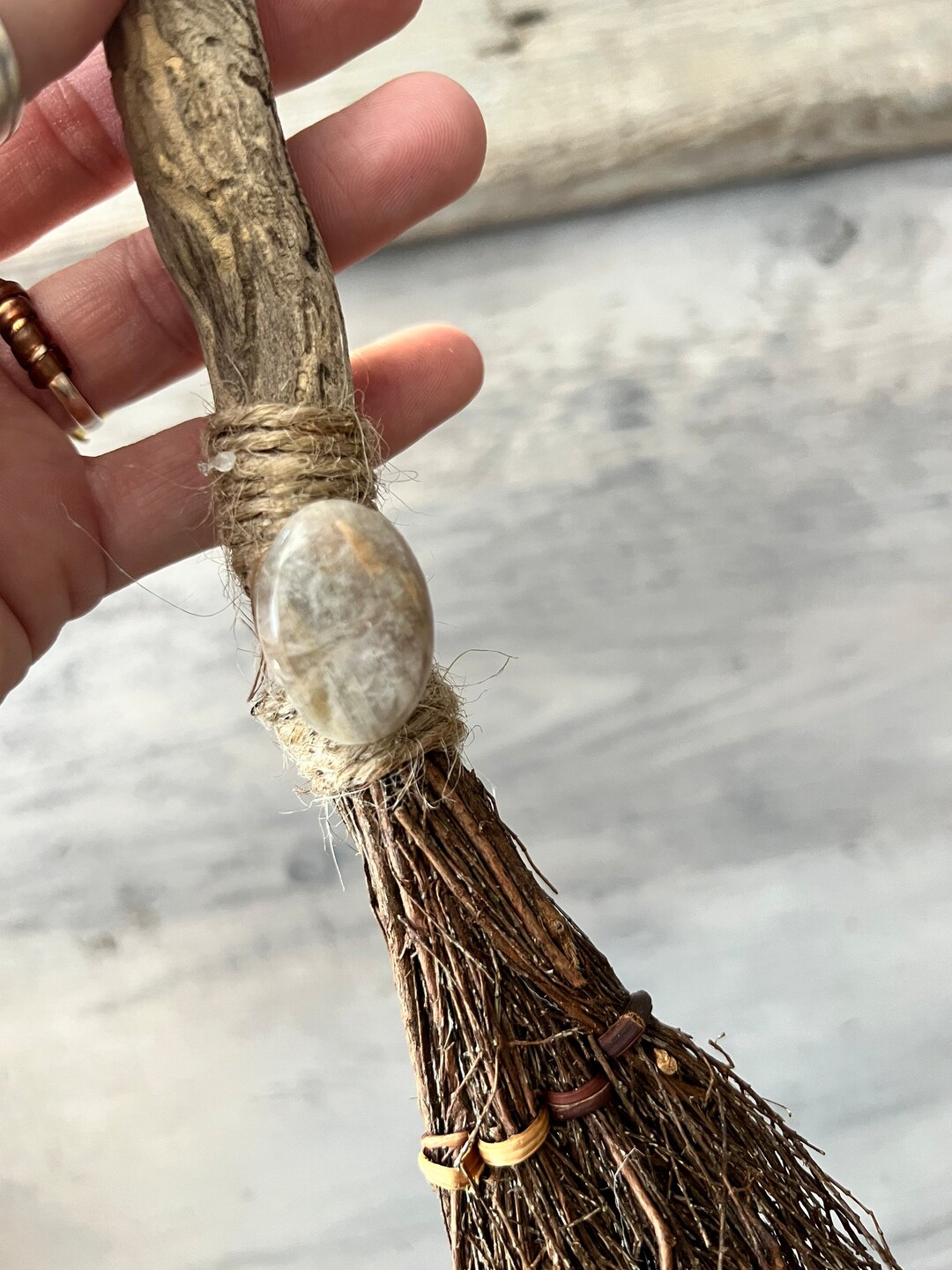 Protection Balsam Brooms With a Unique One-of-a-kind Driftwood Handle ...