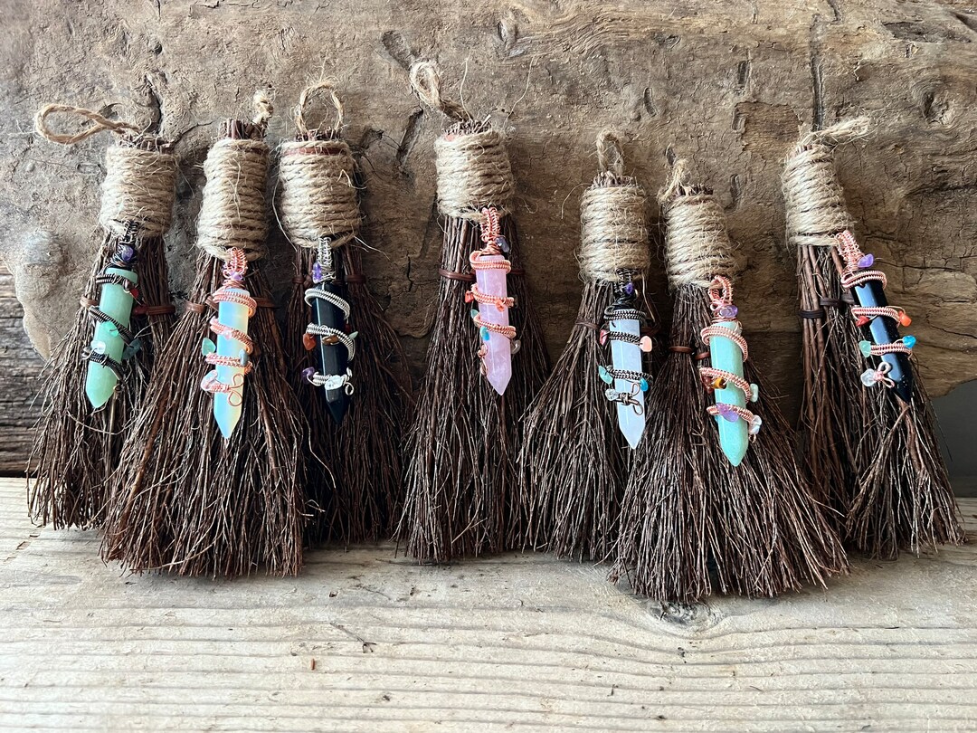 Mini Balsam Protection Brooms, Unique One-of-a-kind, Eucalyptus Scented ...