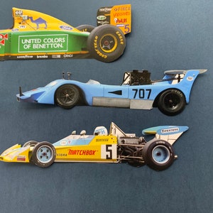 Formula One Racing Cars Scrapbook Ephemera Journalling Decoupage Crafts ...