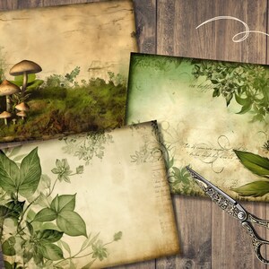 Cottagecore Junk Journal Kit, Cottage Printable, Digital Scrapbook ...